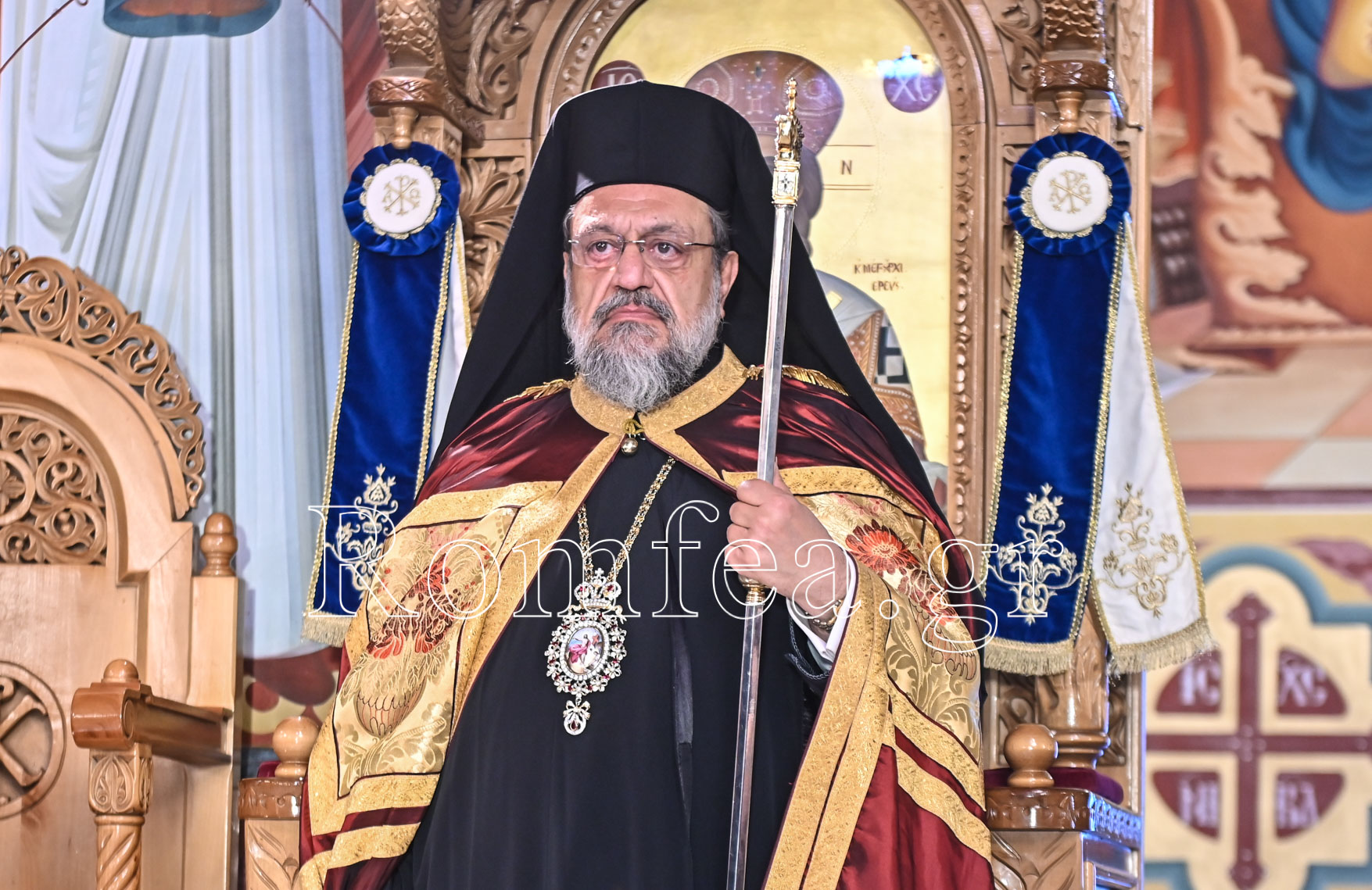 Ο Μεσσηνίας Χρυσόστομος στην Αγία Ειρήνη στο Γαλάτσι (ΦΩΤΟ)