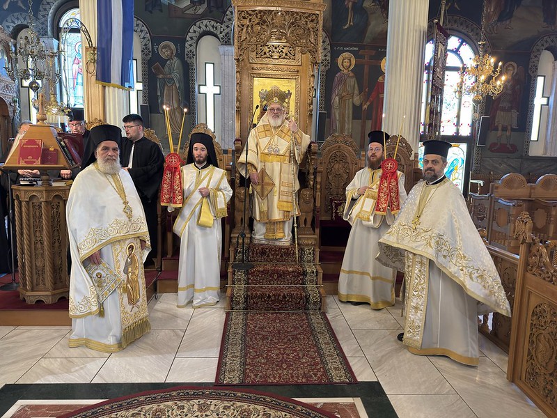 Ο Διδυμοτείχου Δαμασκηνός στον Ι.Ν. Αγίων Θεοδώρων Ν. Ορεστιάδος